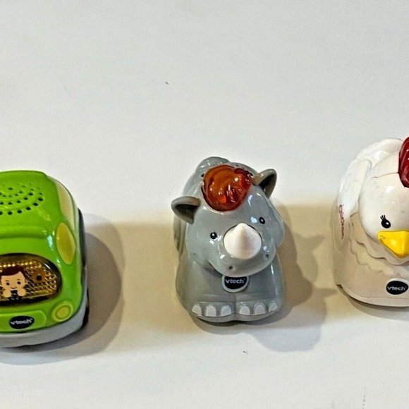 vtech | Toys | Vtech Go Go Smart Wheels Bus Green Chicken Farm Rhino ...
